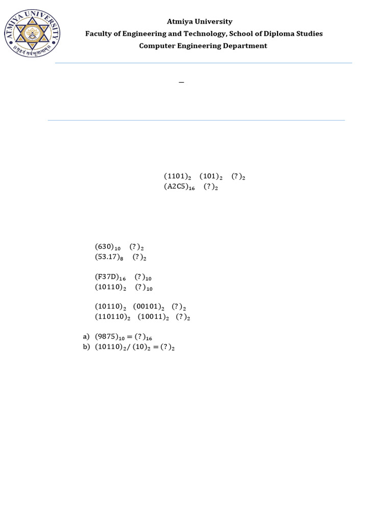 DLD CIA 1 Question Bank | PDF