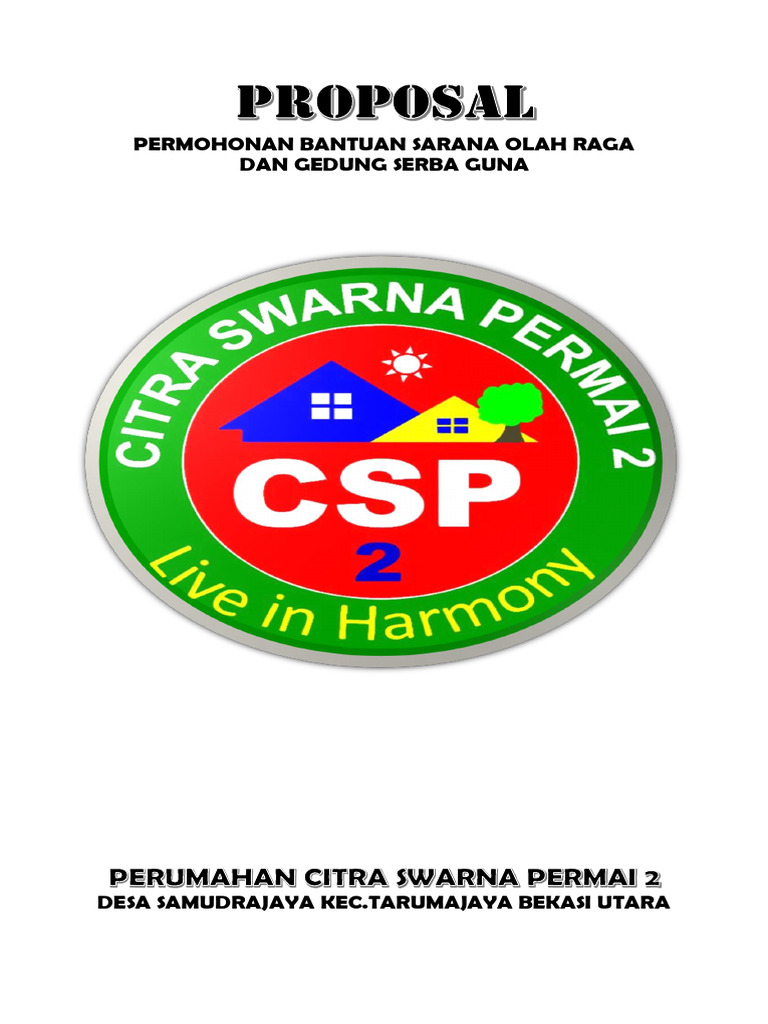 Proposal Fasilitas Olah Raga CSP2 | PDF