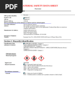 Unleaded 91 Safety Data Sheet | PDF | Safety | Chemistry