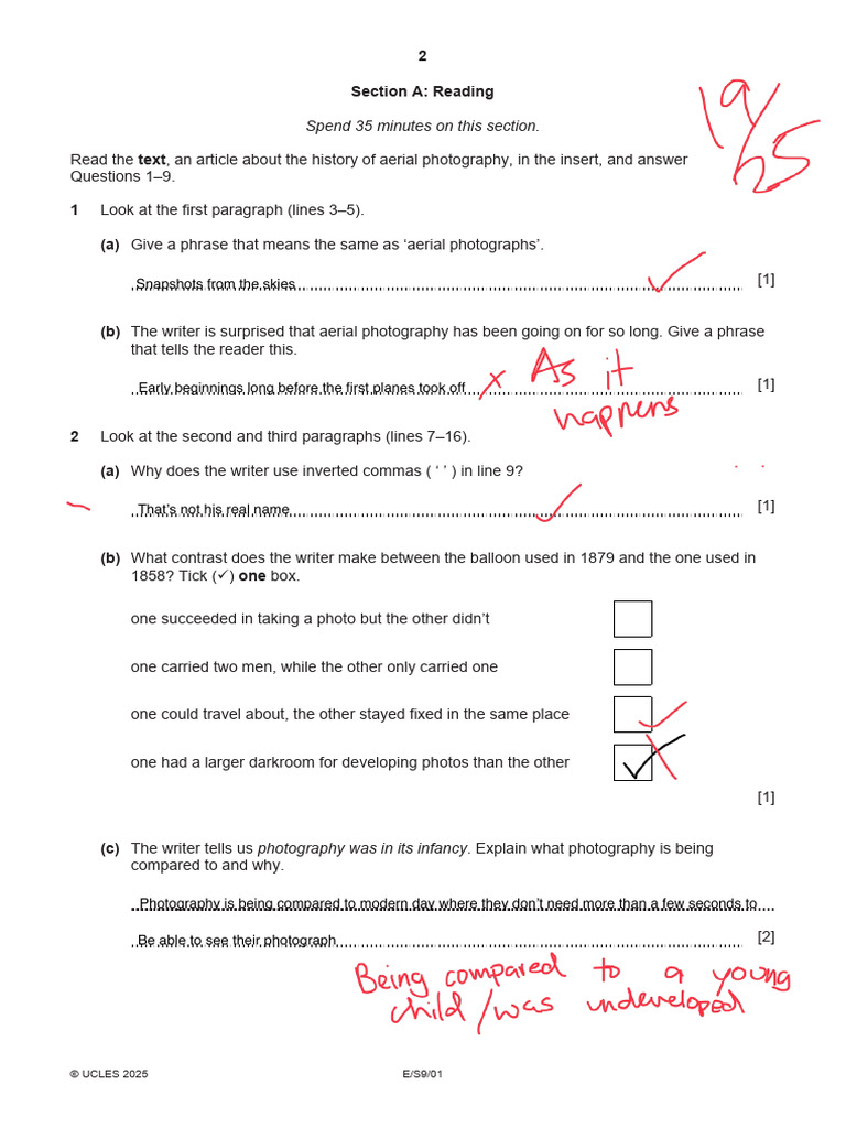 English Worksheet-Stage 9 Solved | PDF | Aerial Photography | Imaging