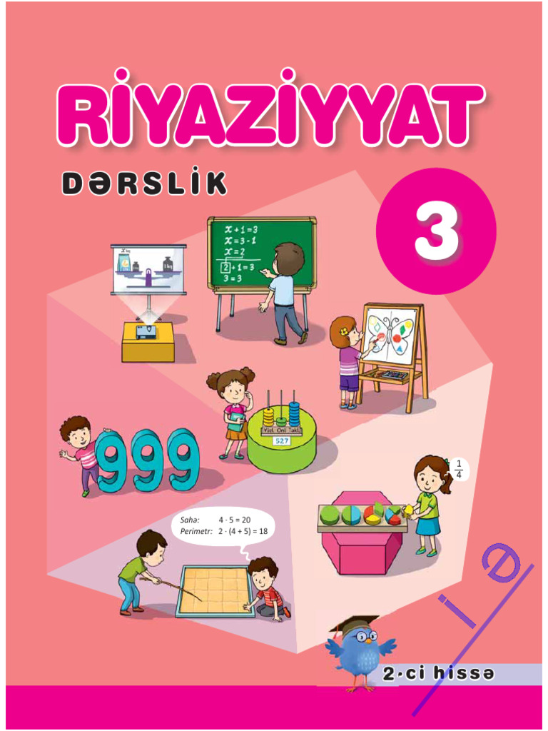Quot Riyaziyyat Quot Fanni Uzra 3 Cu Sinif Ucun Darslik 2 Ci Hissa Backup | PDF
