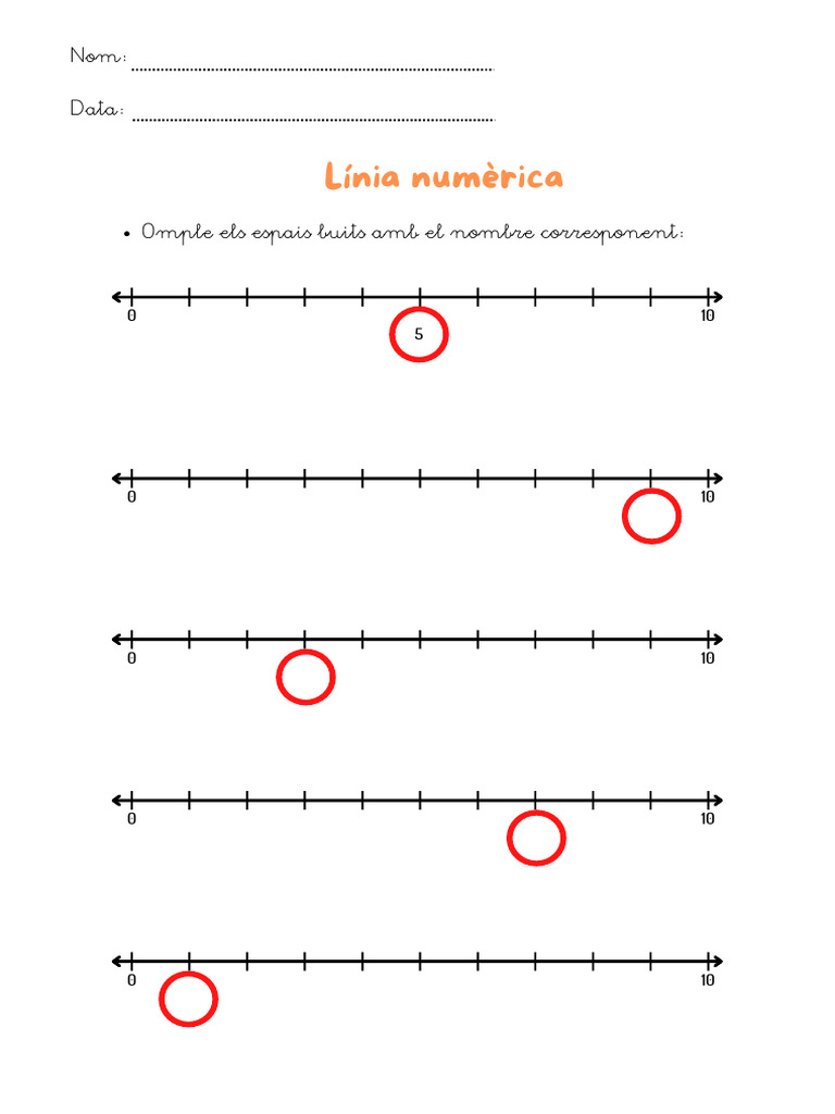 Number Line Mathematics Addition Worksheet Age 7 Primary School ...