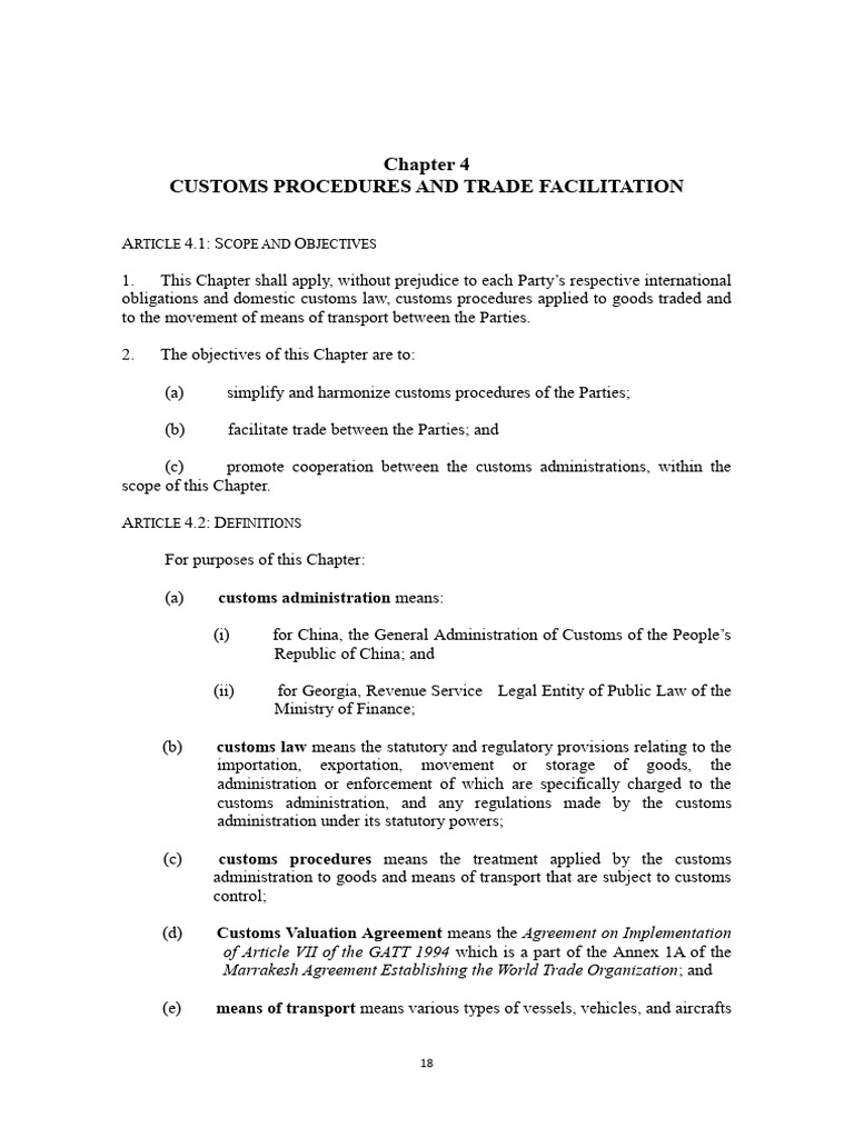PROCEDURES | PDF | Customs | World Trade Organization