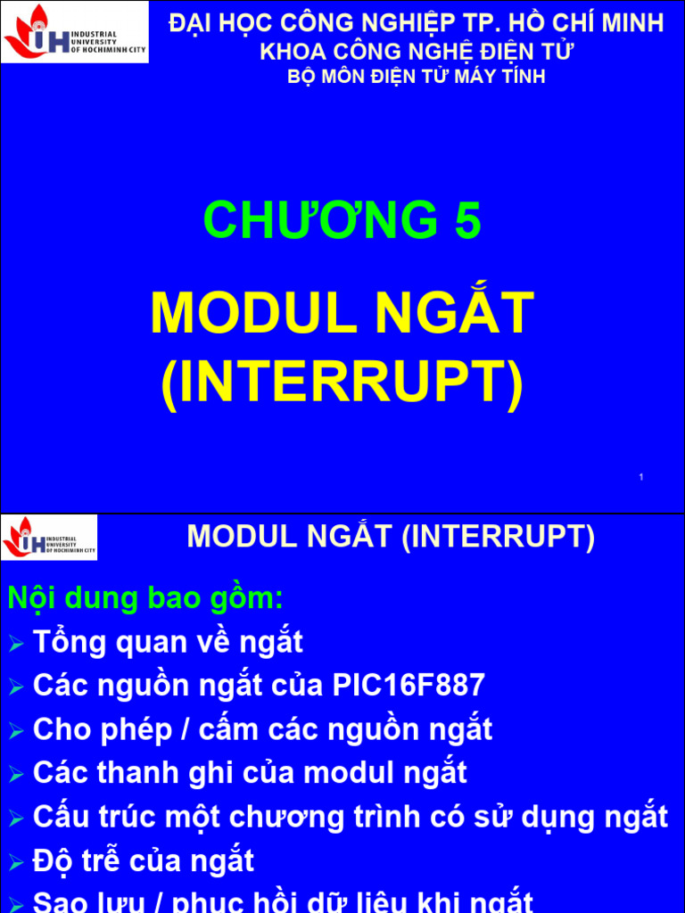 Chuong 5 Modul Ngat | PDF