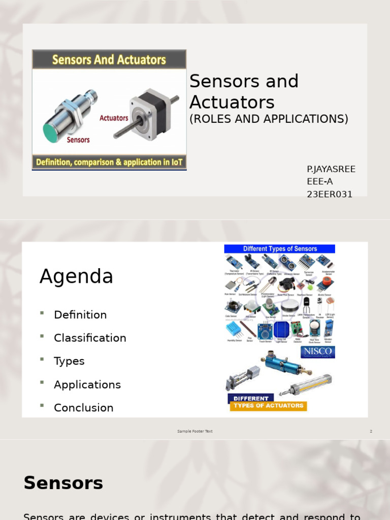 Sensors and Actuators | PDF | Actuator | Machines