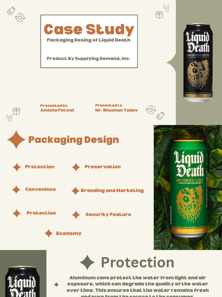 Liquid Death Case Study | PDF | Brand | Recycling