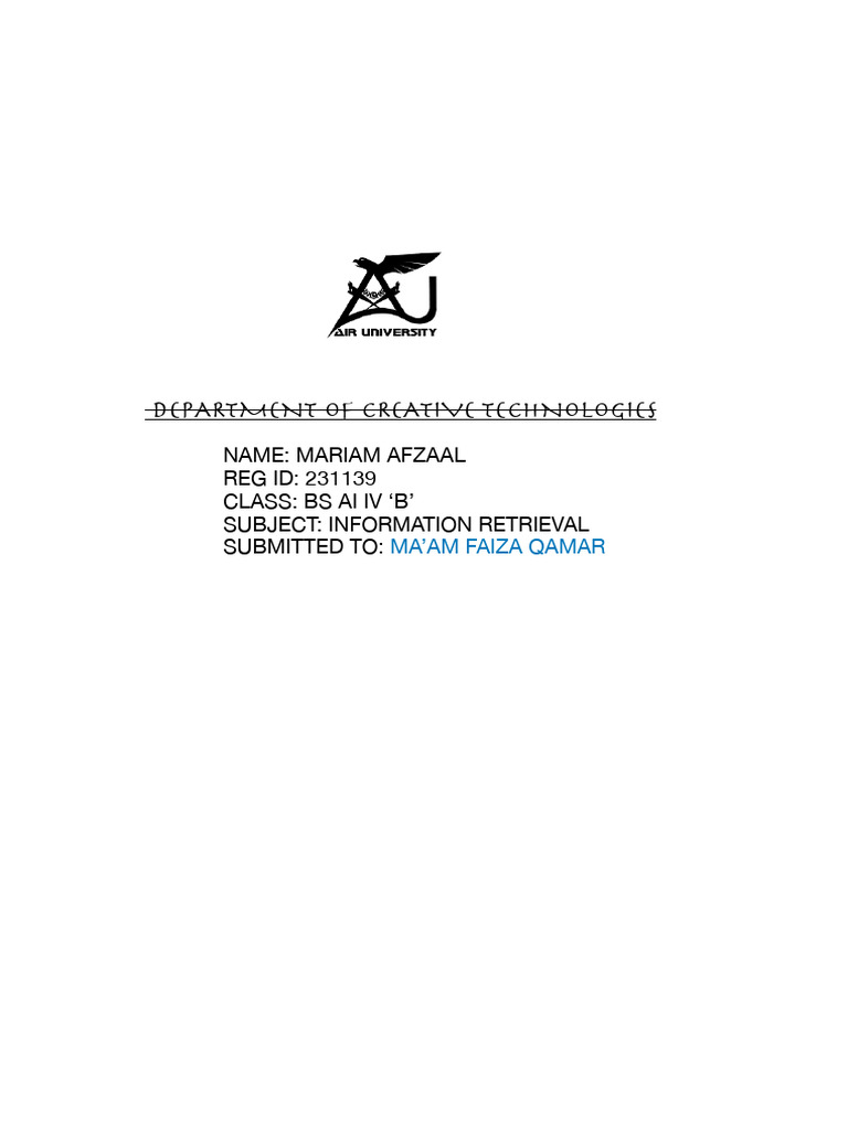 ir.task | PDF | Information Retrieval | Applied Mathematics