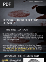 Friction Ridge Skin Morphogenesis and Overview | PDF | Epidermis | Hand