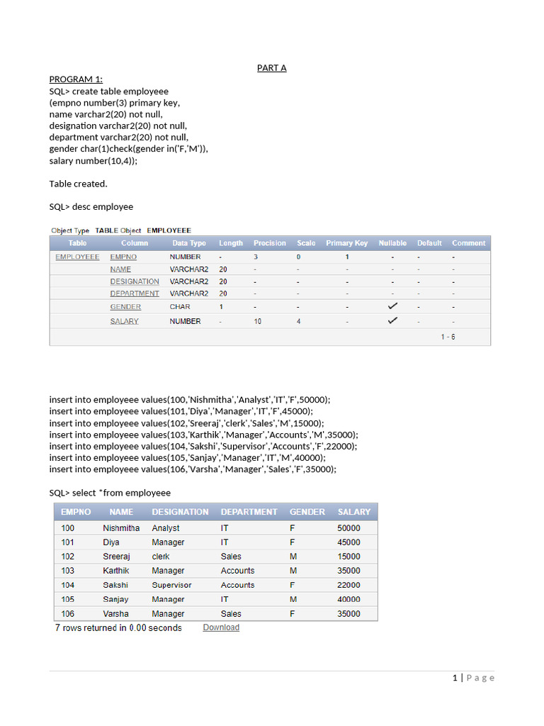 Part A Print | PDF | Data Model | Information Retrieval