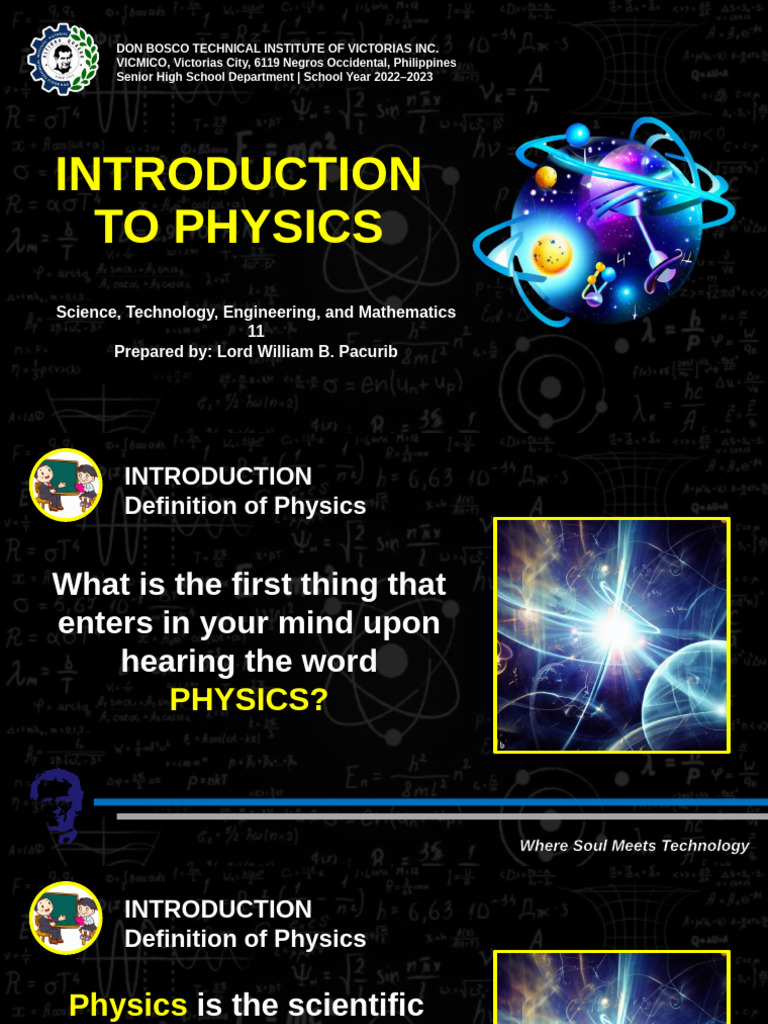 01. Introduction to Physics | PDF | Physics | Quantum Mechanics