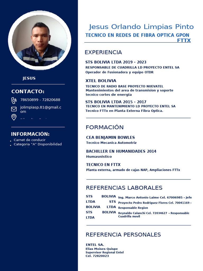 Cv. Jesus Limpias | PDF