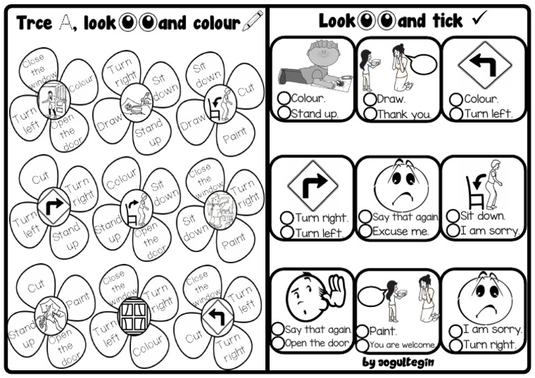 2.3. in The Classroom - Trace, Look and Colour42424 | PDF