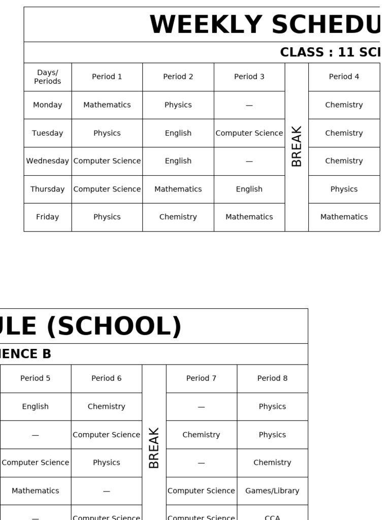 School_TimeTable | PDF | Science | Inquiry