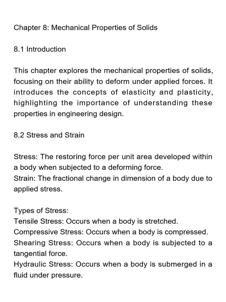 Text To PDF - 22022025 - 173734 | PDF | Deformation (Engineering) | Elasticity (Physics)