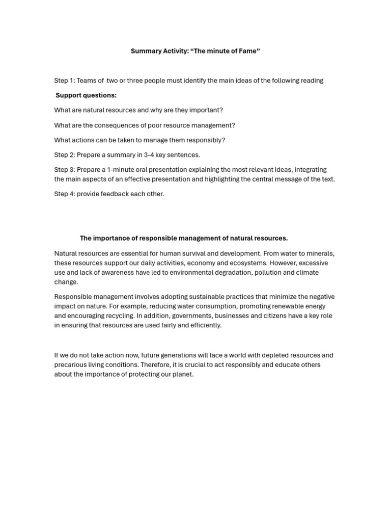 Practical Example Microteaching Activity | PDF