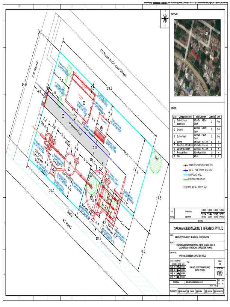 SPS 5 New Location 18.11.24 | PDF | Sewerage | Hydraulic Engineering
