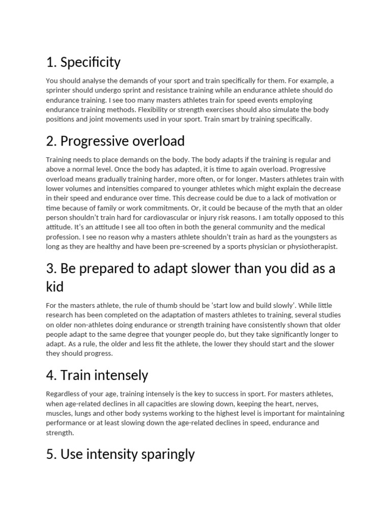 Principle of Exercise | PDF | Strength Training | Flexibility (Anatomy)