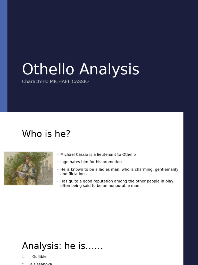 1698639960469 Othello Analysis | PDF | Othello | Iago