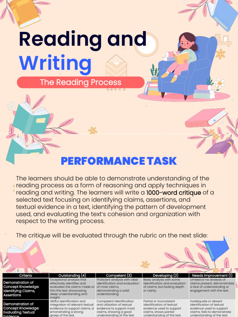 1 Reading and Writing (1) | PDF | Cognitive Science | Learning