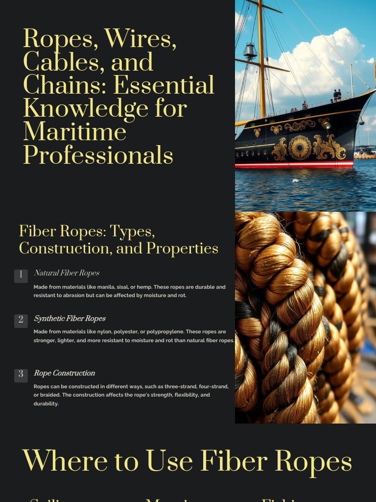 DESTACAMENTO Ropes Wires Cables and Chains Essential Knowledge For ...