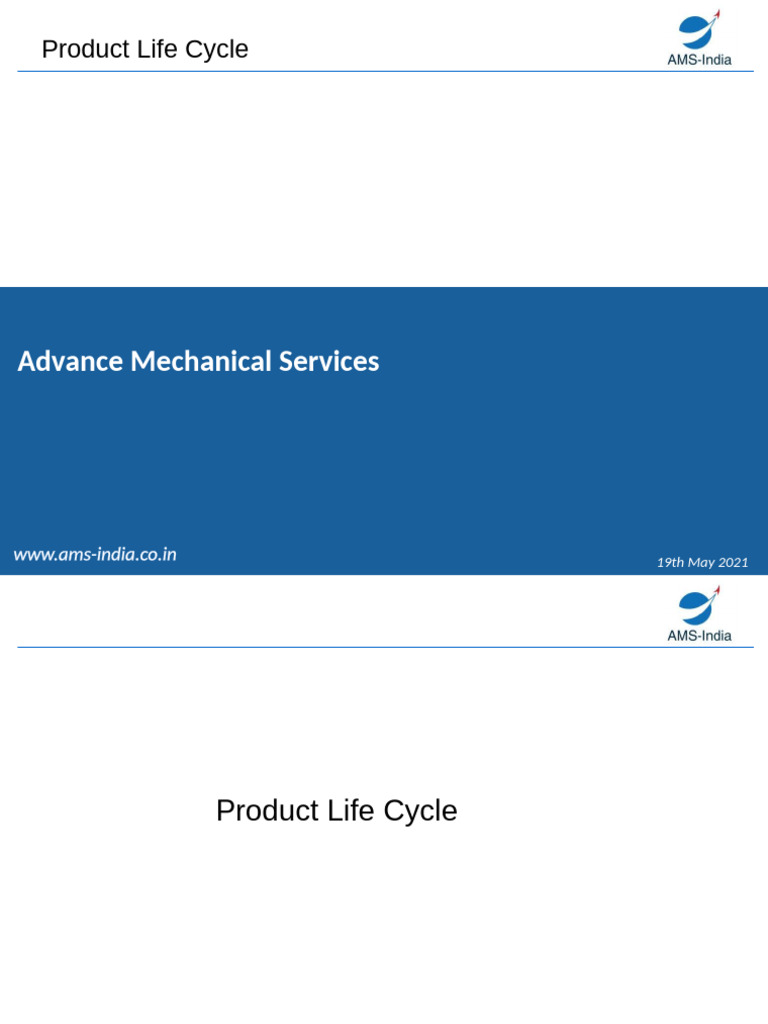4AMS SCM-Product Life Cycle | PDF | Profit (Economics) | Innovation