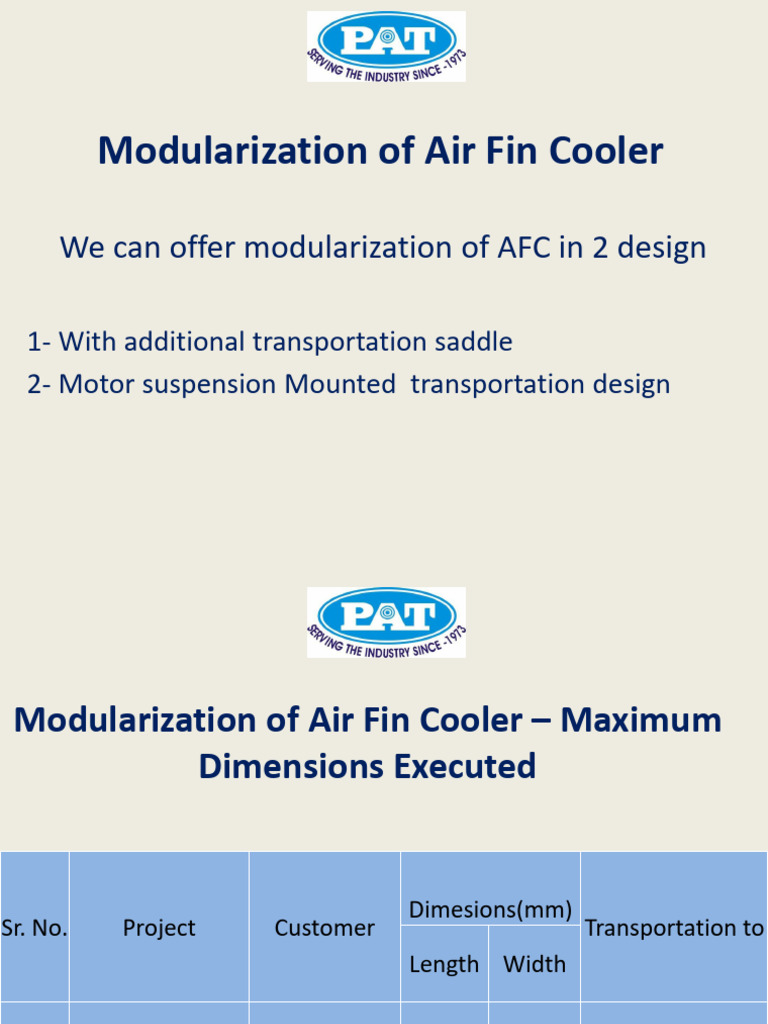 Modularisation ACHE | PDF