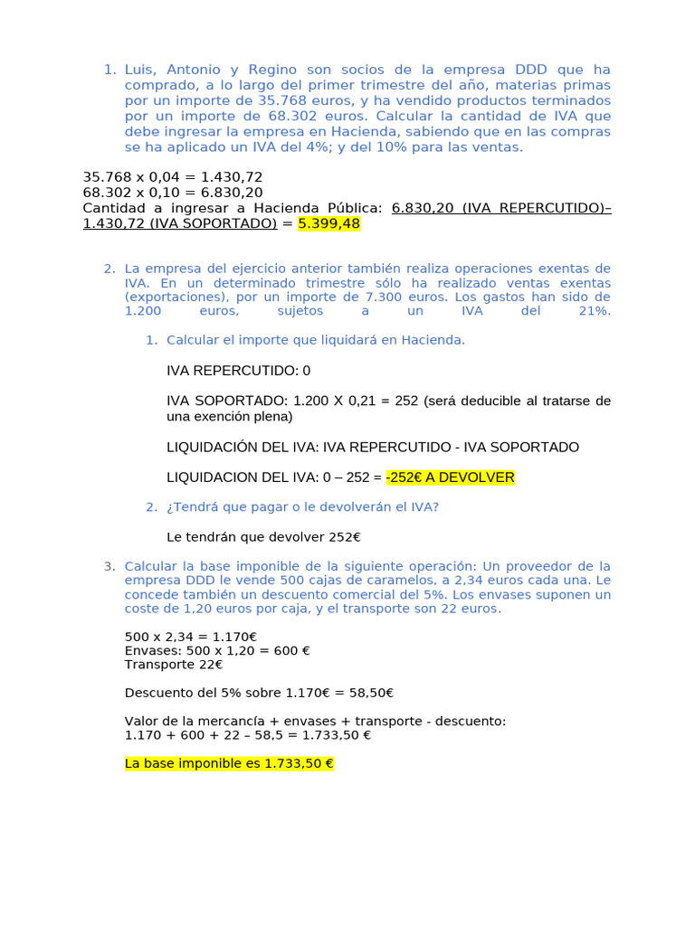 Tarea1 operaciones administrativas de compra y venta tema 3 | PDF | Factura | Impuesto al valor ...