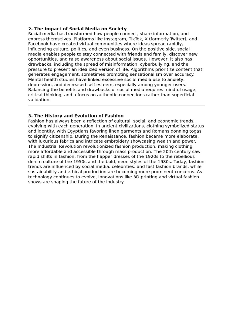 Social Media's Societal Impact Explained | PDF