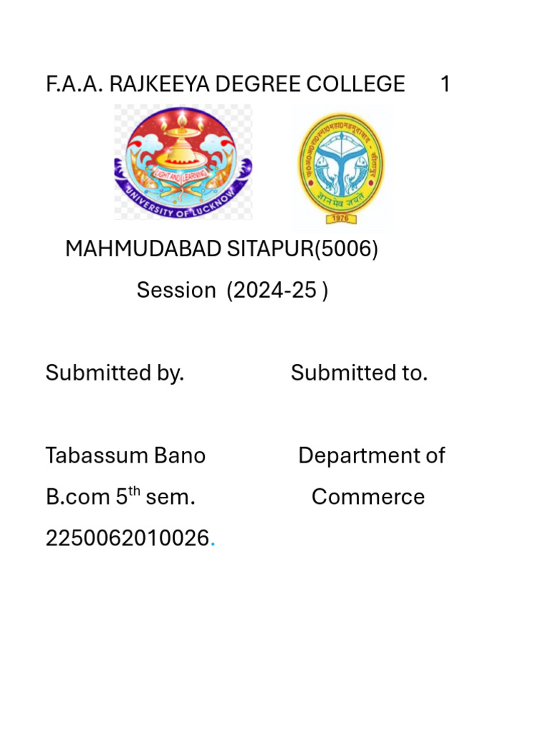 Taba. Bano Internship Report | PDF | Accounts Payable | Business