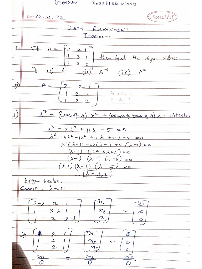 Maths Assign Answers | PDF