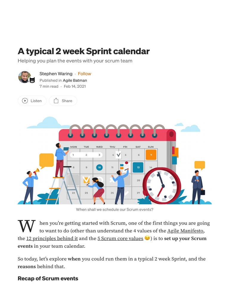 Scrum Sprint Planning Guide | PDF | Scrum (Software Development)