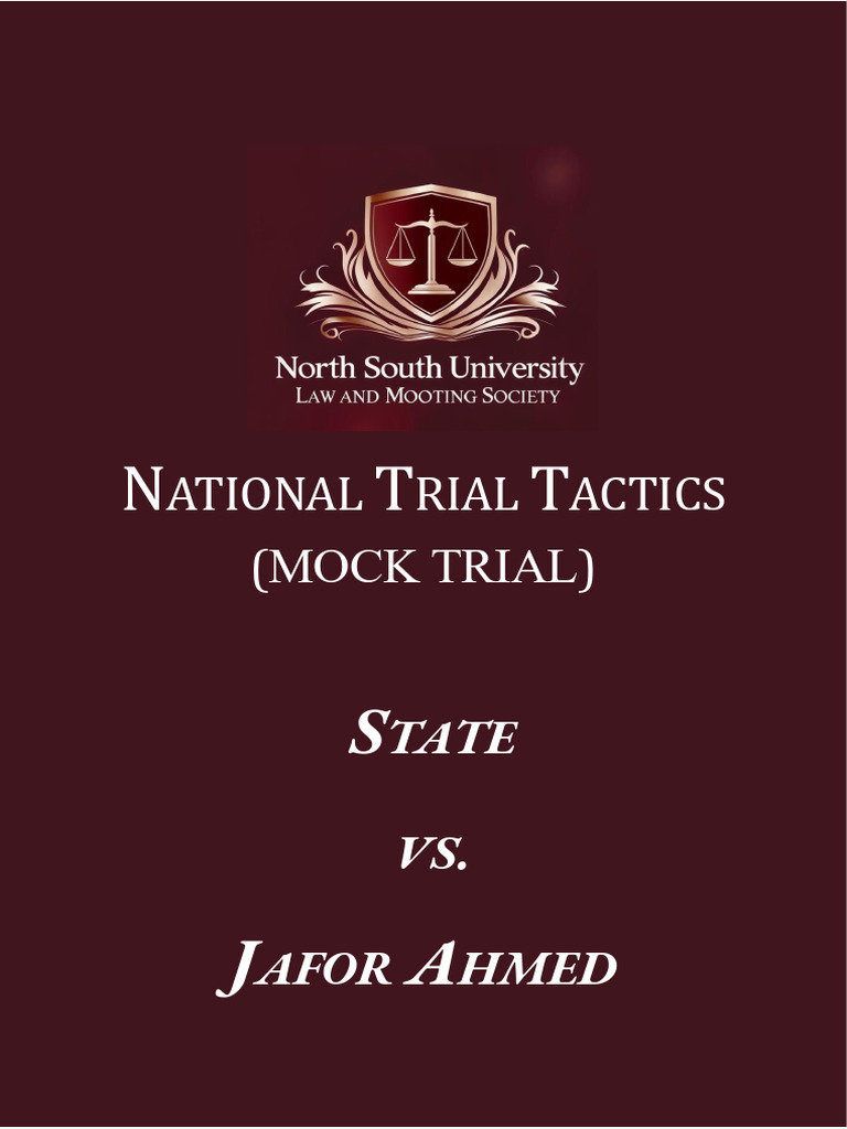 State Vs Jafor Ahmed (Updated) | PDF