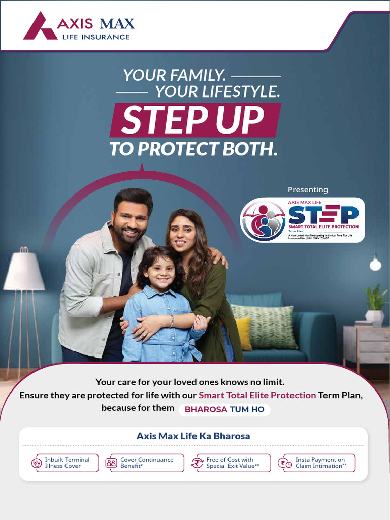 Axis Max Life Smart Total Elite Plan | PDF | Insurance | Life Insurance