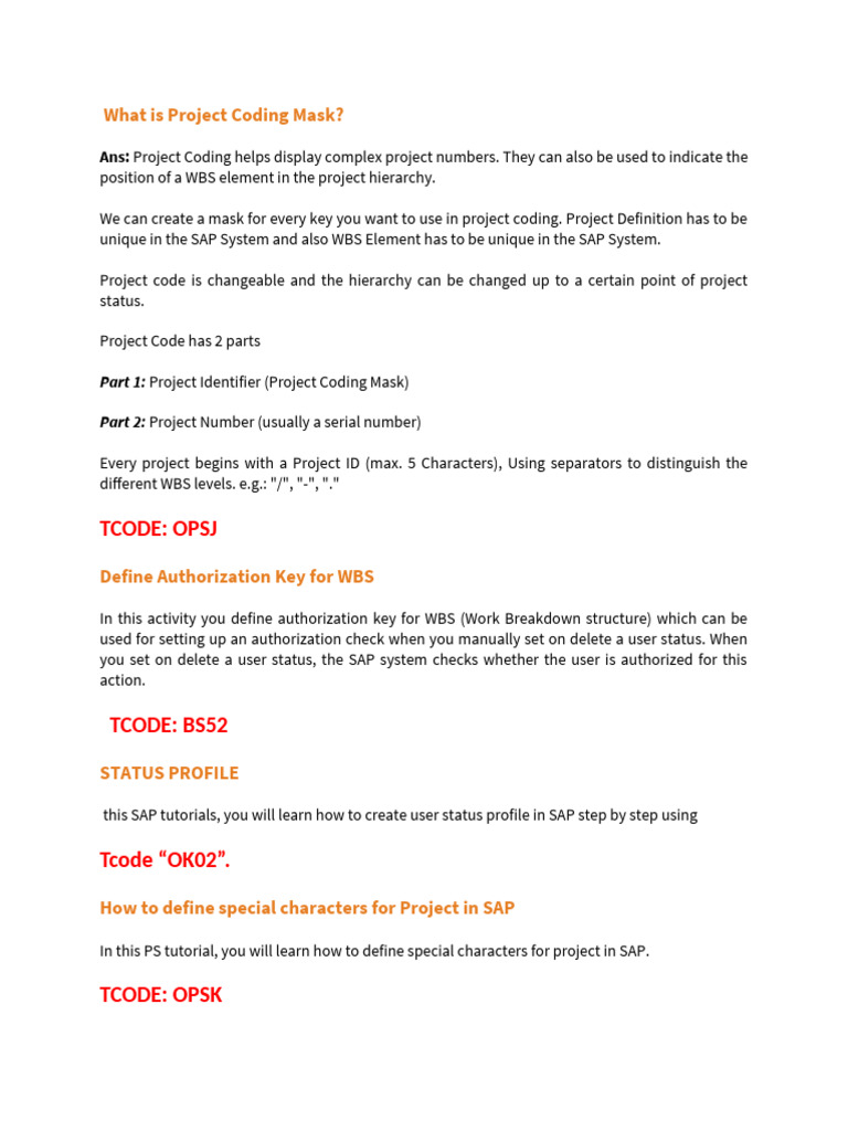 What is Project Coding Mask | PDF | Project Management | Computer Science