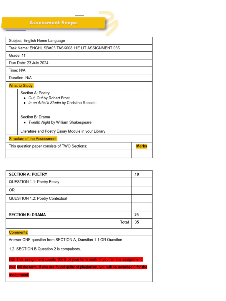 SCOPE Task 008 Literature Assignment-1 | PDF