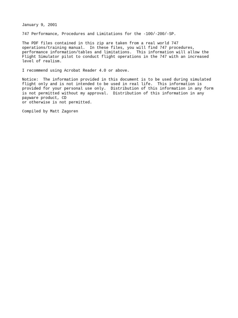 747 Pdf