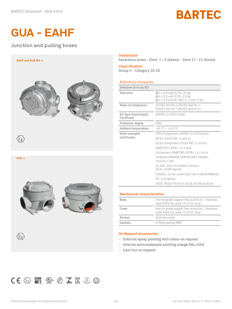 Datasheet 48 ESS 460395 Ds GUA-EAHV EN GI | PDF | Materials | Secondary ...