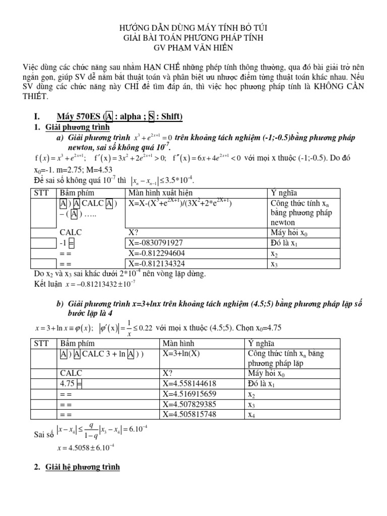 MayTinh Casio PPT (Hien) | PDF