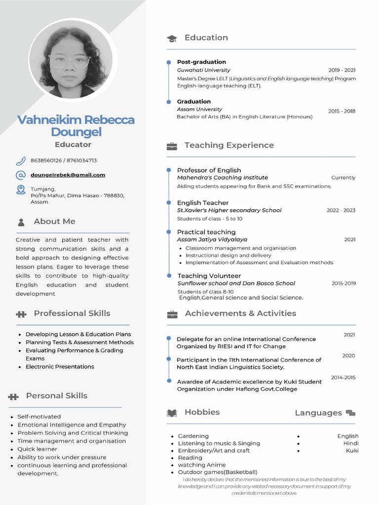 Modern Professional CV Resume | PDF