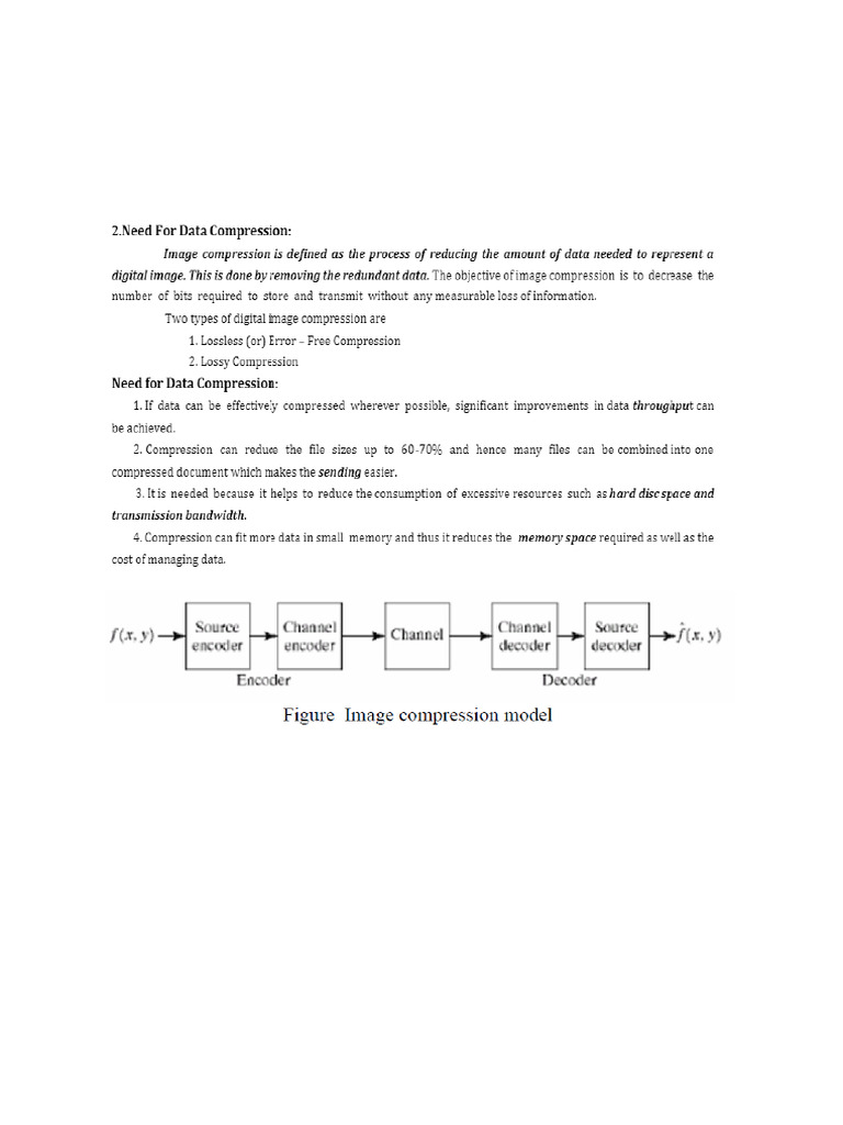 Unit-5 Image Compression and Recognition | PDF | Data Compression | Digital Signal Processing