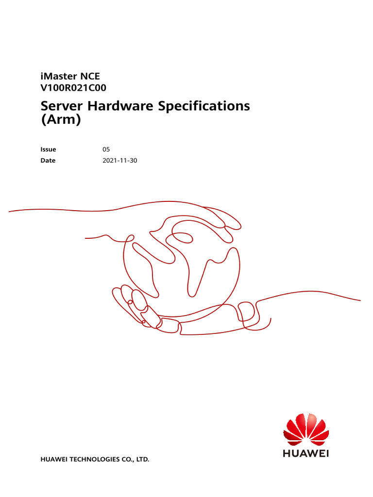 IMaster NCE V100R021C00 Server Hardware Specifications (Arm) 05-C | PDF ...