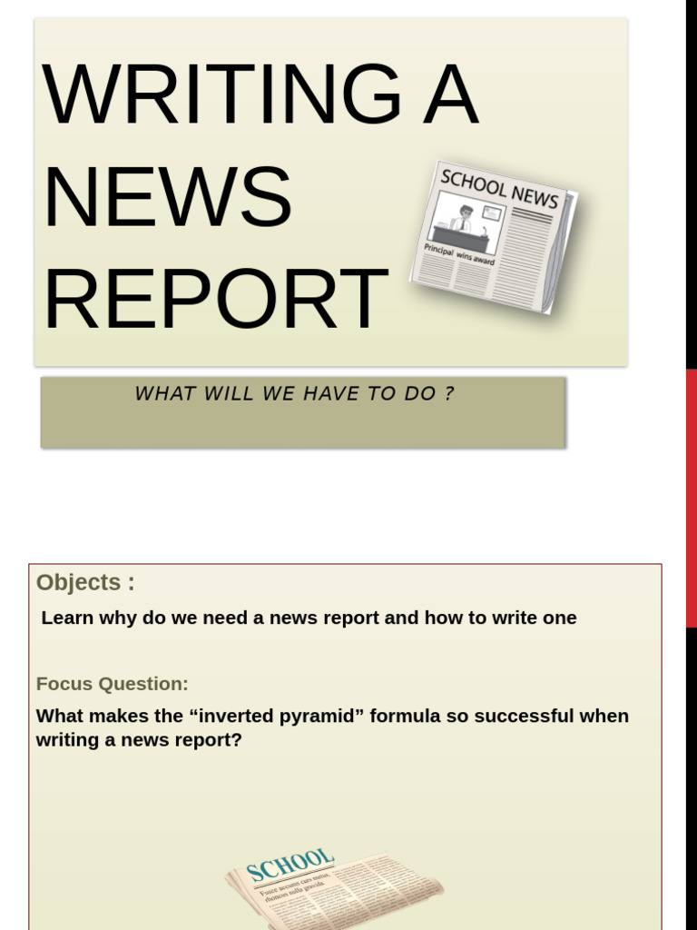 How to Write a News Report | PDF