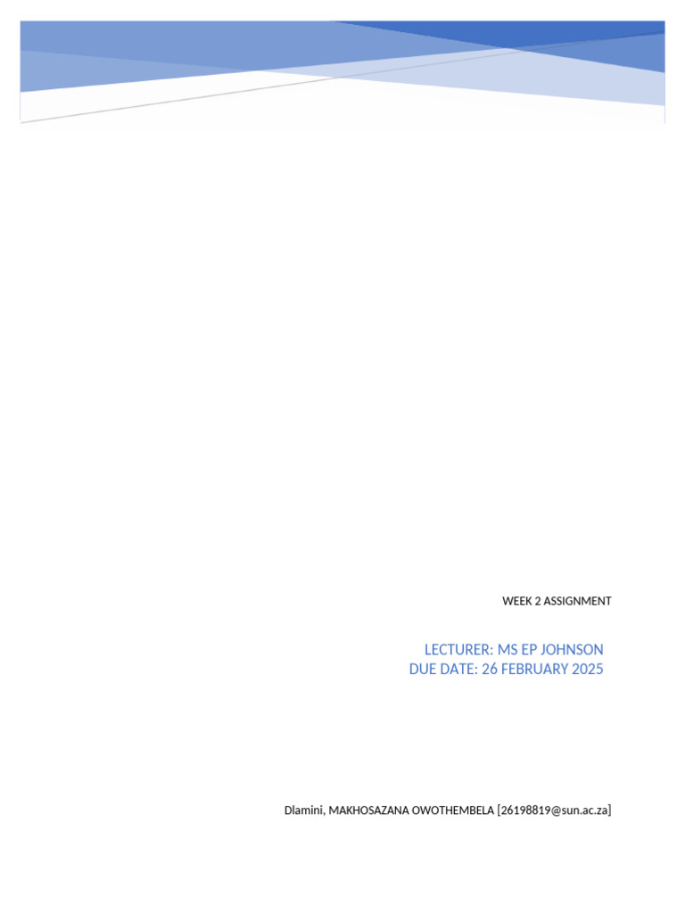LS 114 Week 2 Assignment | PDF | Reading Comprehension | Psychology
