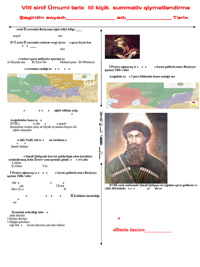 8 Ümumi Tarix KSQ 3.docx Versiya 1 | PDF