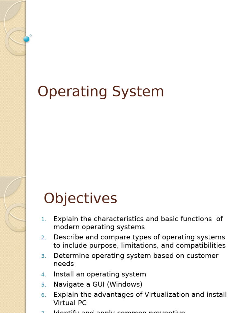Chapter 5 Operating System | PDF | Operating System | Window (Computing)