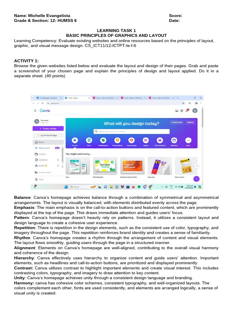 EMTECH | PDF | Page Layout | Typography