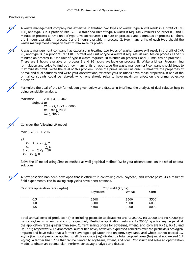 L13 - 2025practice Questions | PDF | Pesticide | Wheat