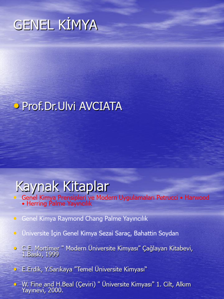 1. hafta Madde ve özelliklerison-dönüştürüldü | PDF