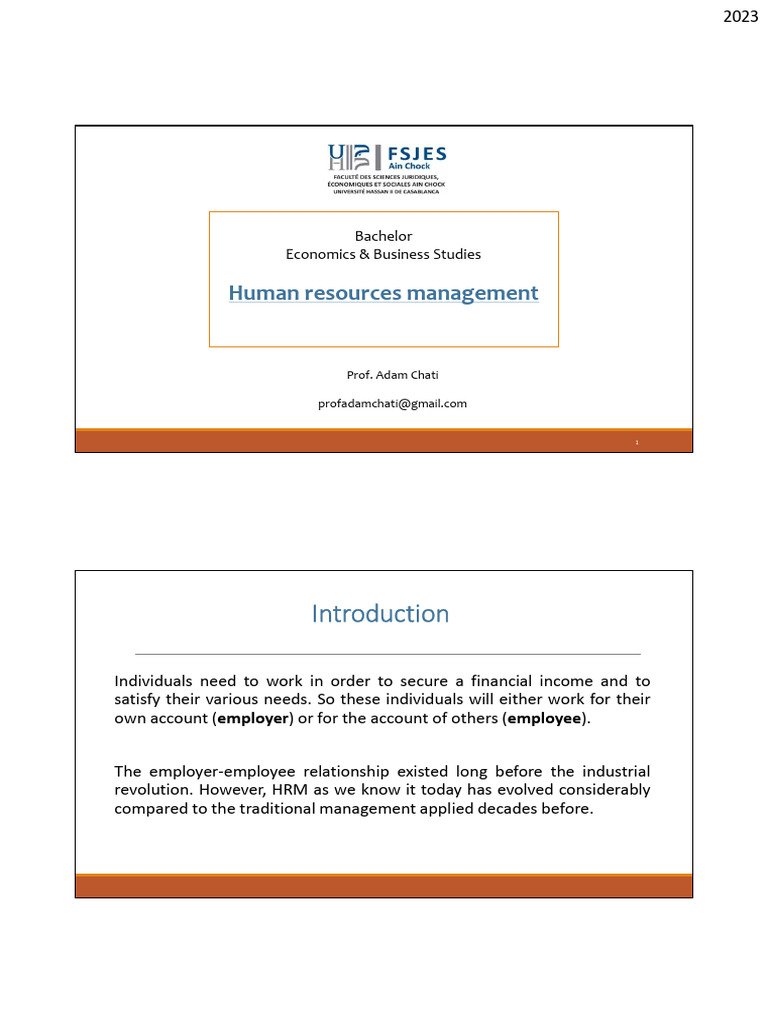 Human Resources Management - Adam Chati | PDF | Human Resource ...