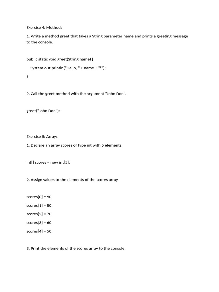 Java Methods and Arrays Tutorial | PDF